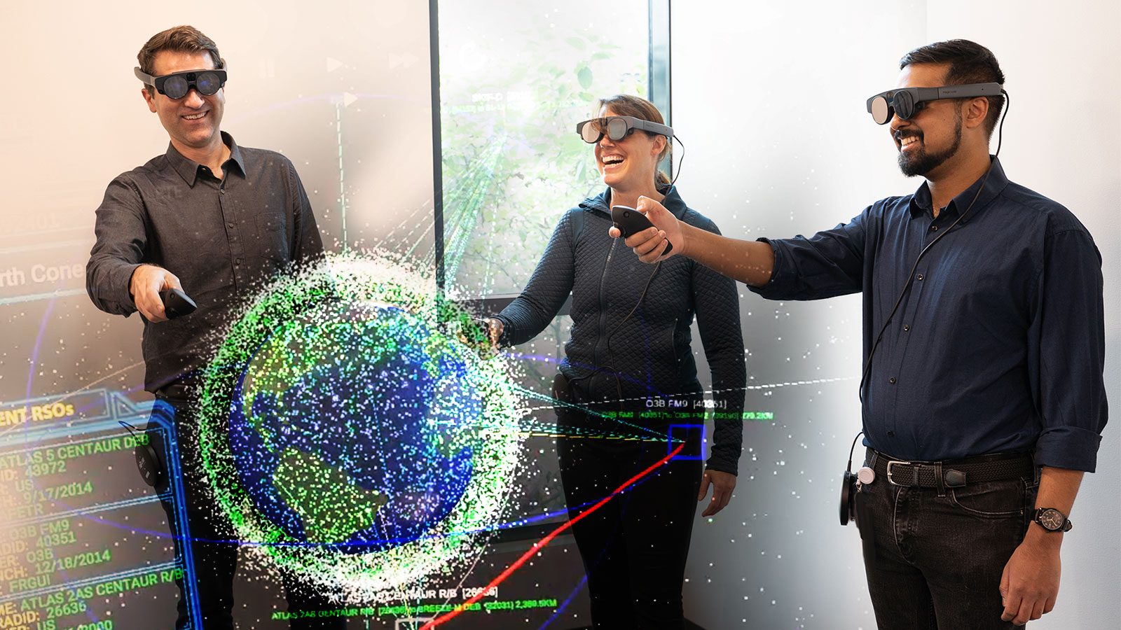 AR/VR immersive environment to understand the space domain