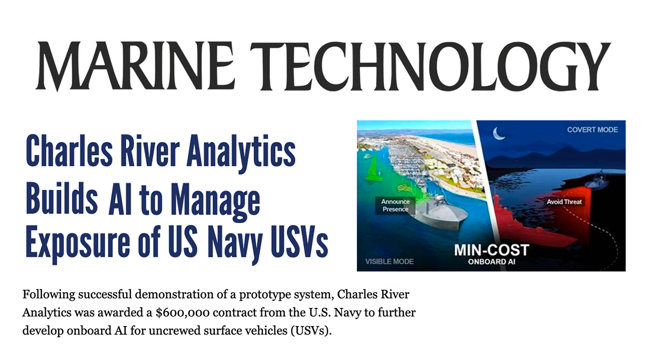 Autonomy - Charles River Analytics